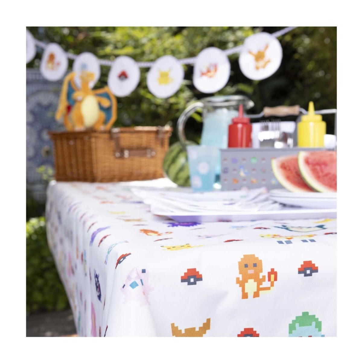 Pokémon Block Art Party Tablecloth | Pokémon Center Official Site