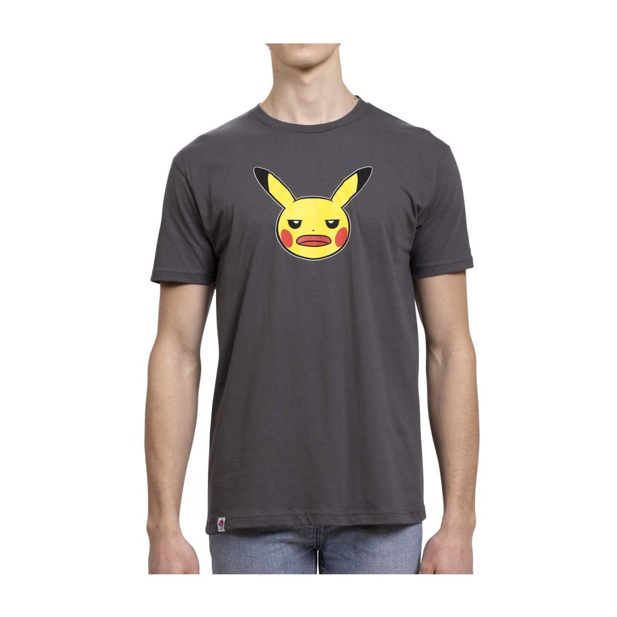 Pokémon Mood Collection: Pikachu Unamused Fitted Crew Neck T-Shirt ...
