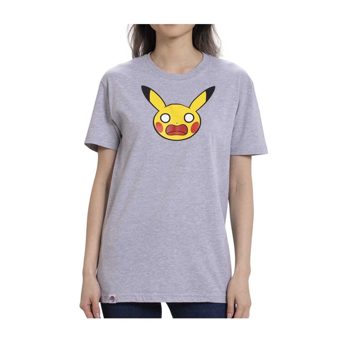 Pokémon Mood Collection: Pikachu Scared Fitted Crew Neck T-Shirt ...
