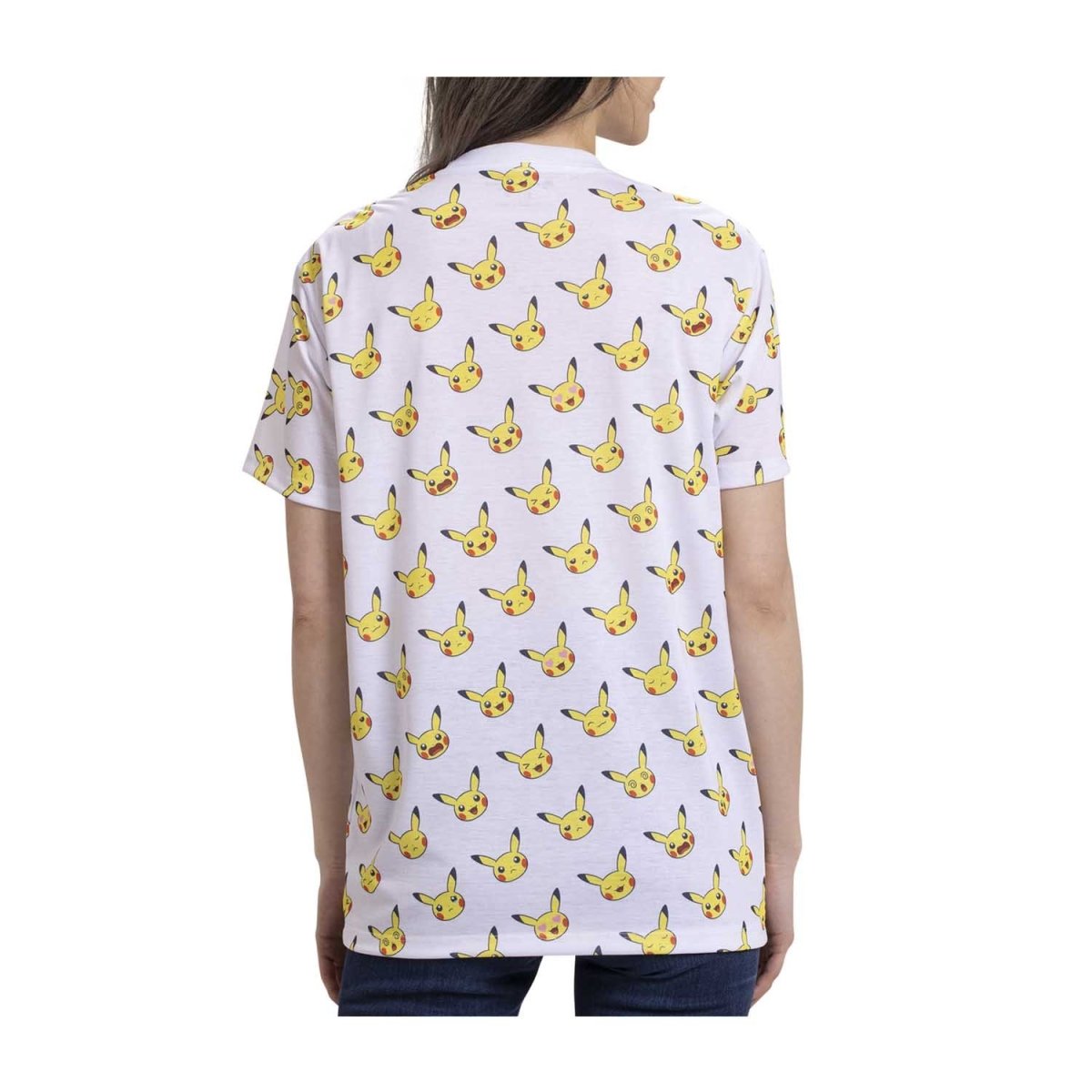 Pokémon Mood Collection: Pikachu Moods White Fitted Crew Neck T-Shirt ...