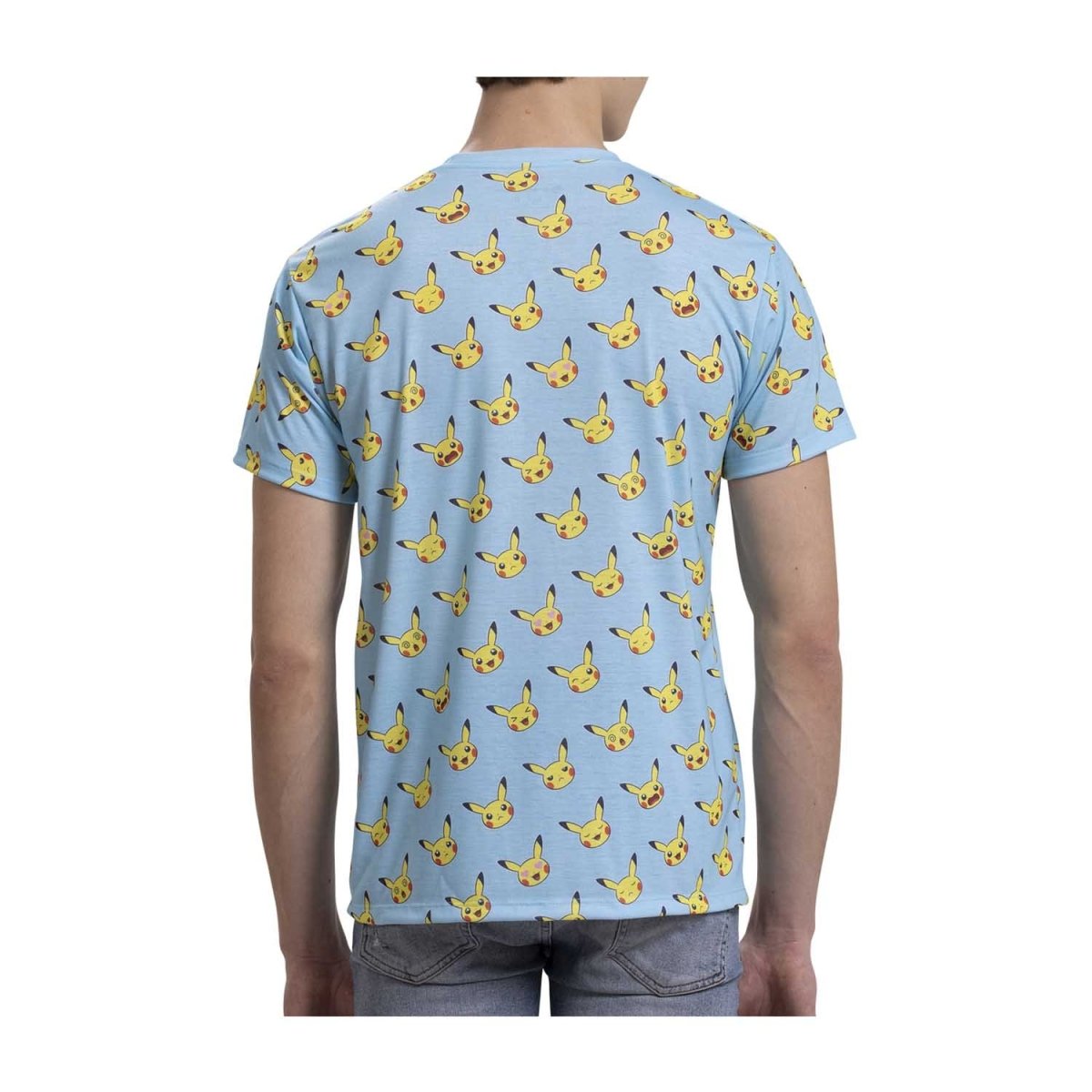 Pokémon Mood Collection: Pikachu Moods Blue Fitted Crew Neck T-Shirt ...