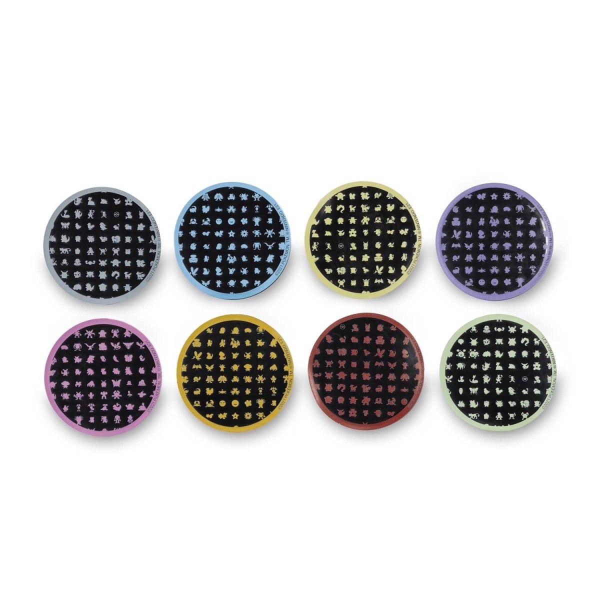 Kanto Gym Badge Coasters (8-Pack) | Pokémon Center Official Site