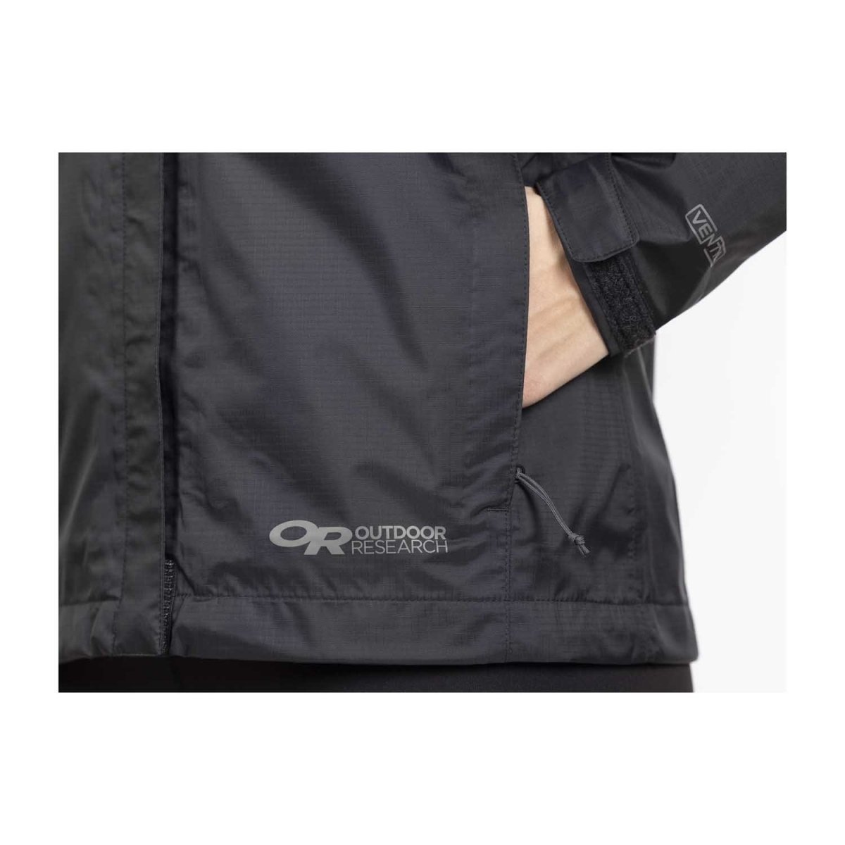 Outdoors with Pokémon Apollo Black Rain Jacket by Outdoor Research ...