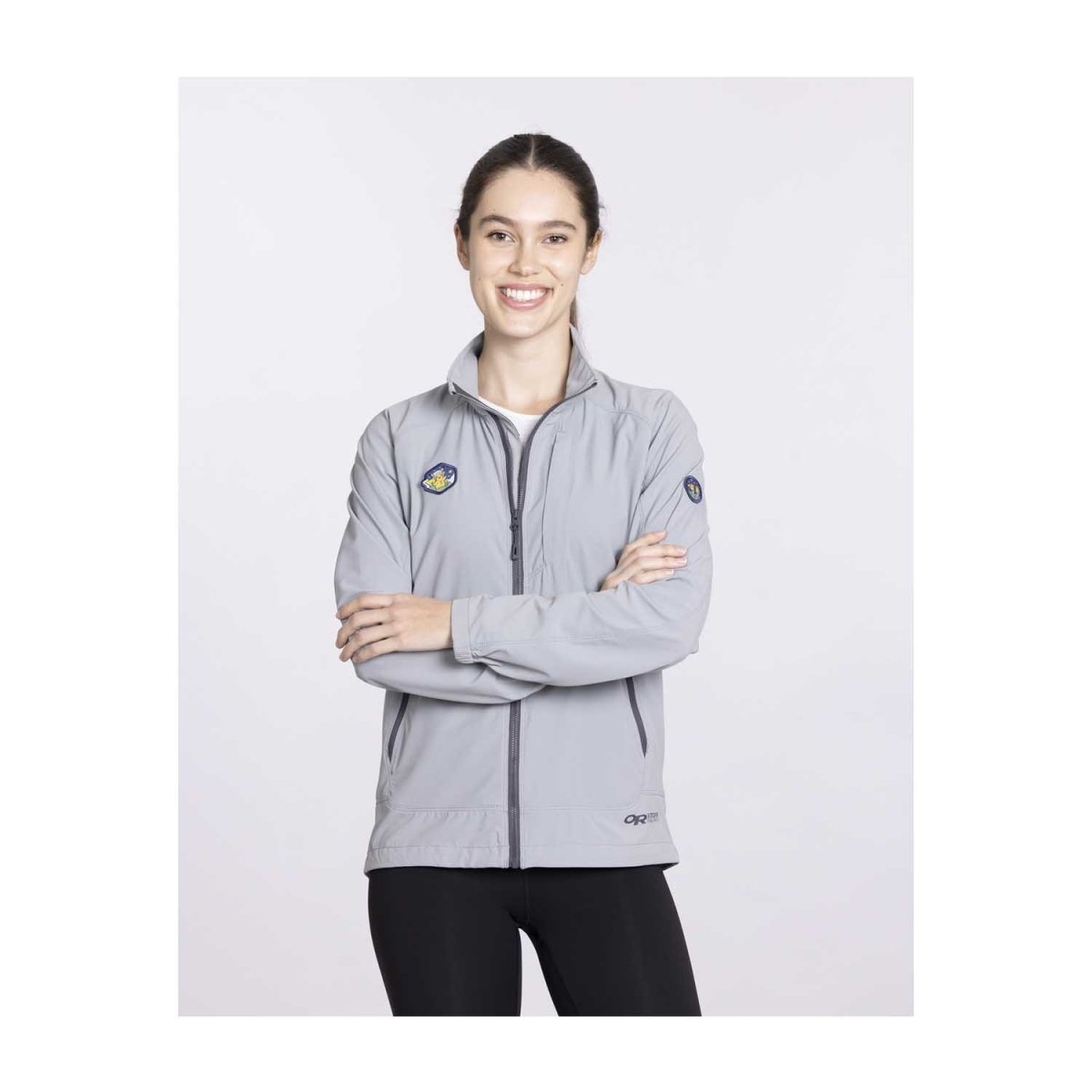 Outdoors with Pokémon Ferrosi Light Gray Lightweight Jacket by Outdoor ...