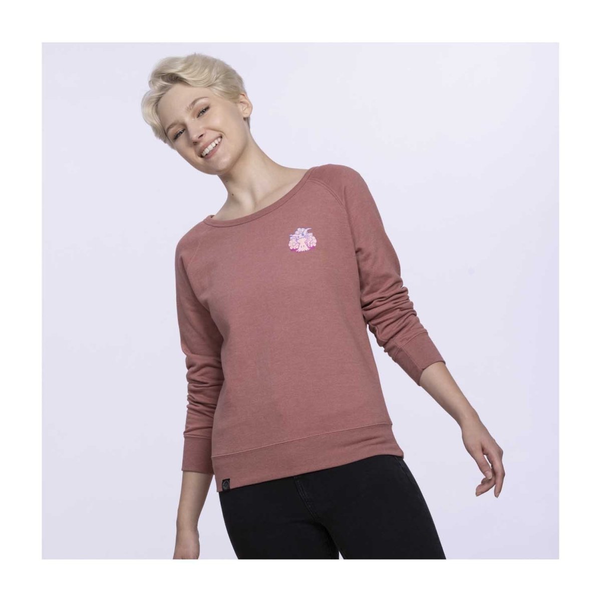 Pokémon Stories: Mimikyu Dreams Pink Capped Neck Sweatshirt - Adult ...