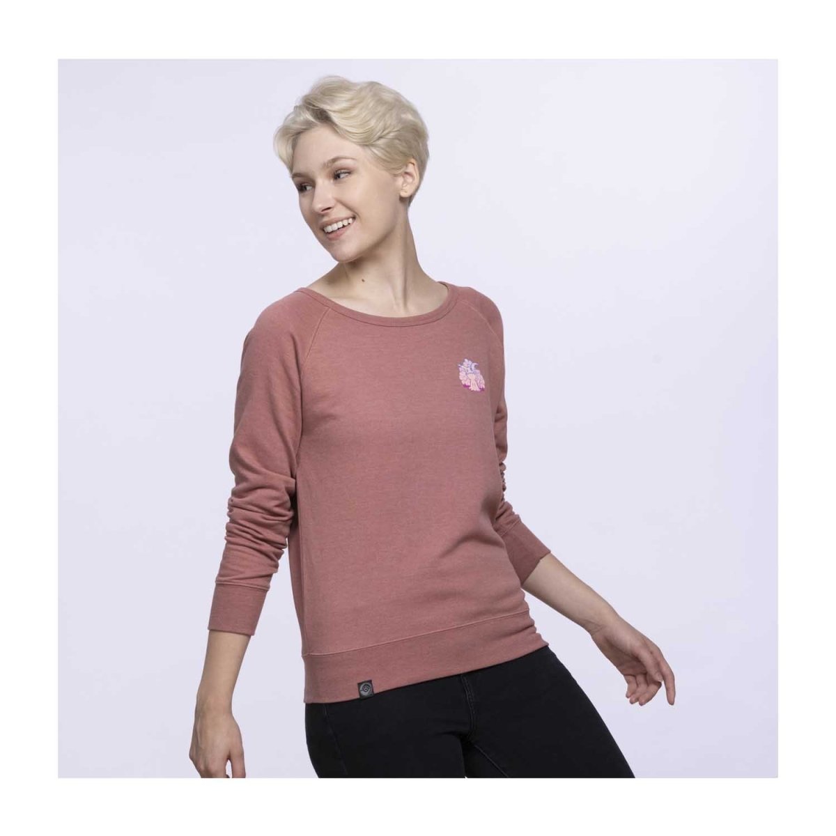 Pokémon Stories: Mimikyu Dreams Pink Capped Neck Sweatshirt - Adult ...