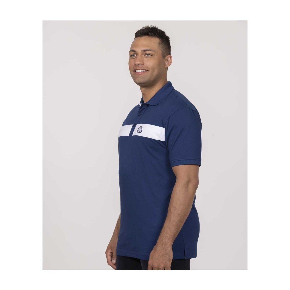 Snom Blue Polo Shirt - Adult | Pokémon Center Official Site