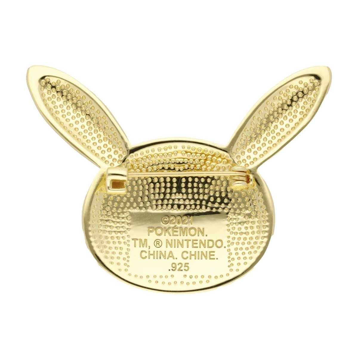 Pokémon: 25th Celebration 18k Gold-Plated Sterling Silver Brooch ...