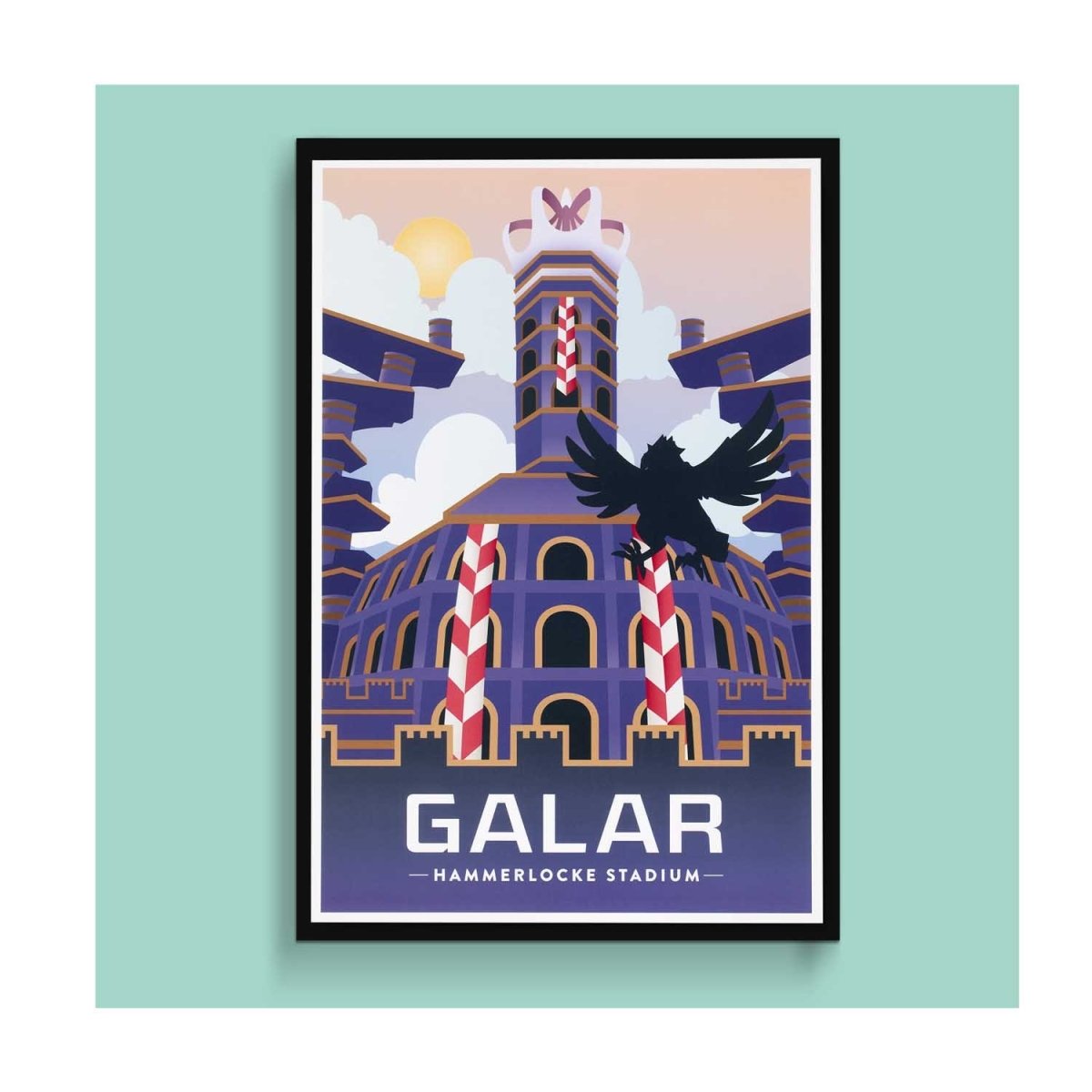 Galar Region Destination Pokémon Poster | Pokémon Center Official Site