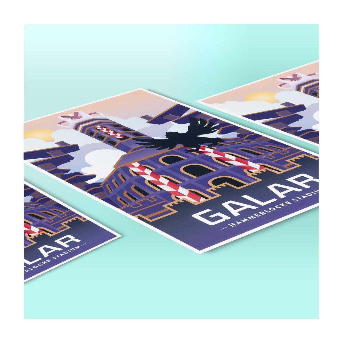 Galar Region Destination Pokémon Poster | Pokémon Center Official Site