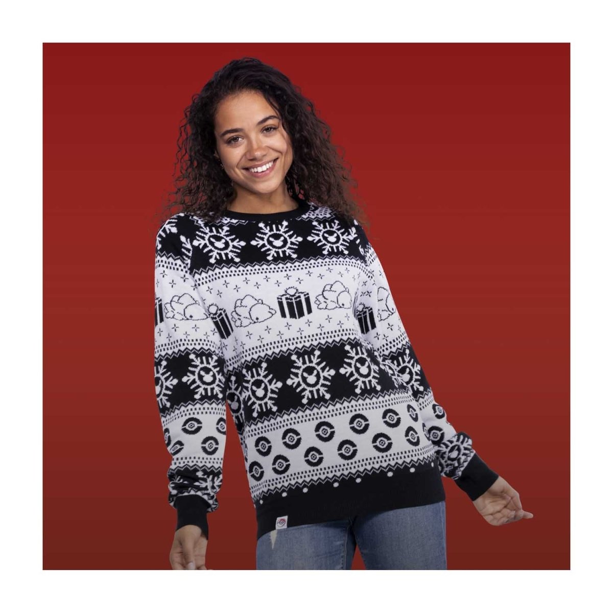 Snom Holiday Present Knit Sweater - Adult | Pokémon Center Official Site