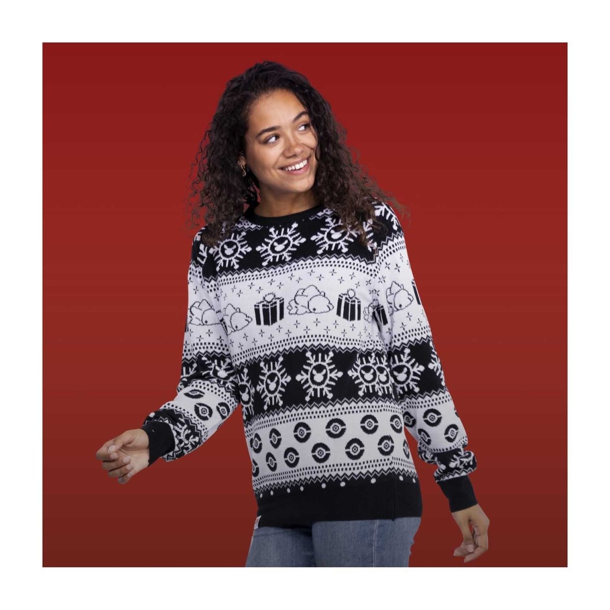 Snom Holiday Present Knit Sweater - Adult | Pokémon Center Official Site