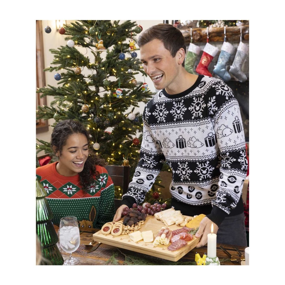 Snom Holiday Present Knit Sweater - Adult | Pokémon Center Official Site