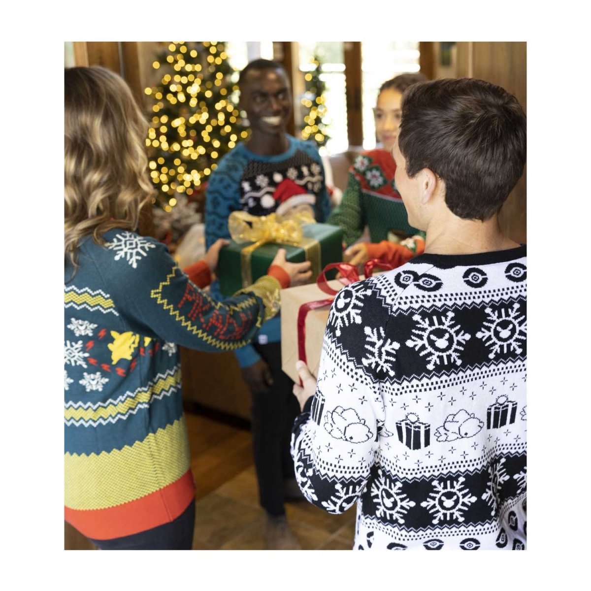 Snom Holiday Present Knit Sweater - Adult | Pokémon Center Official Site