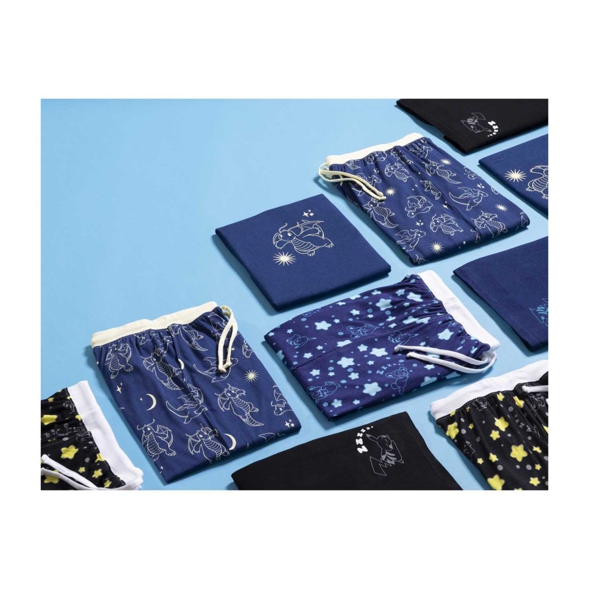 Pikachu & Teddiursa Black & Yellow Lounge Pants - Men | Pokémon Center ...