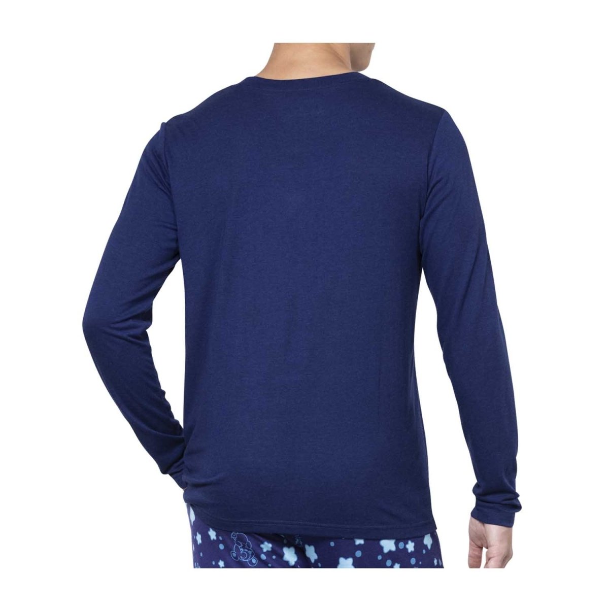 Pikachu Blue Relaxed Fit Crew Neck Long-Sleeve T-Shirt - Men | Pokémon ...
