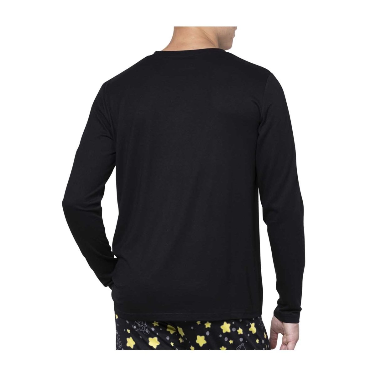 Pikachu Black Relaxed Fit Crew Neck Long-Sleeve T-Shirt - Men | Pokémon ...