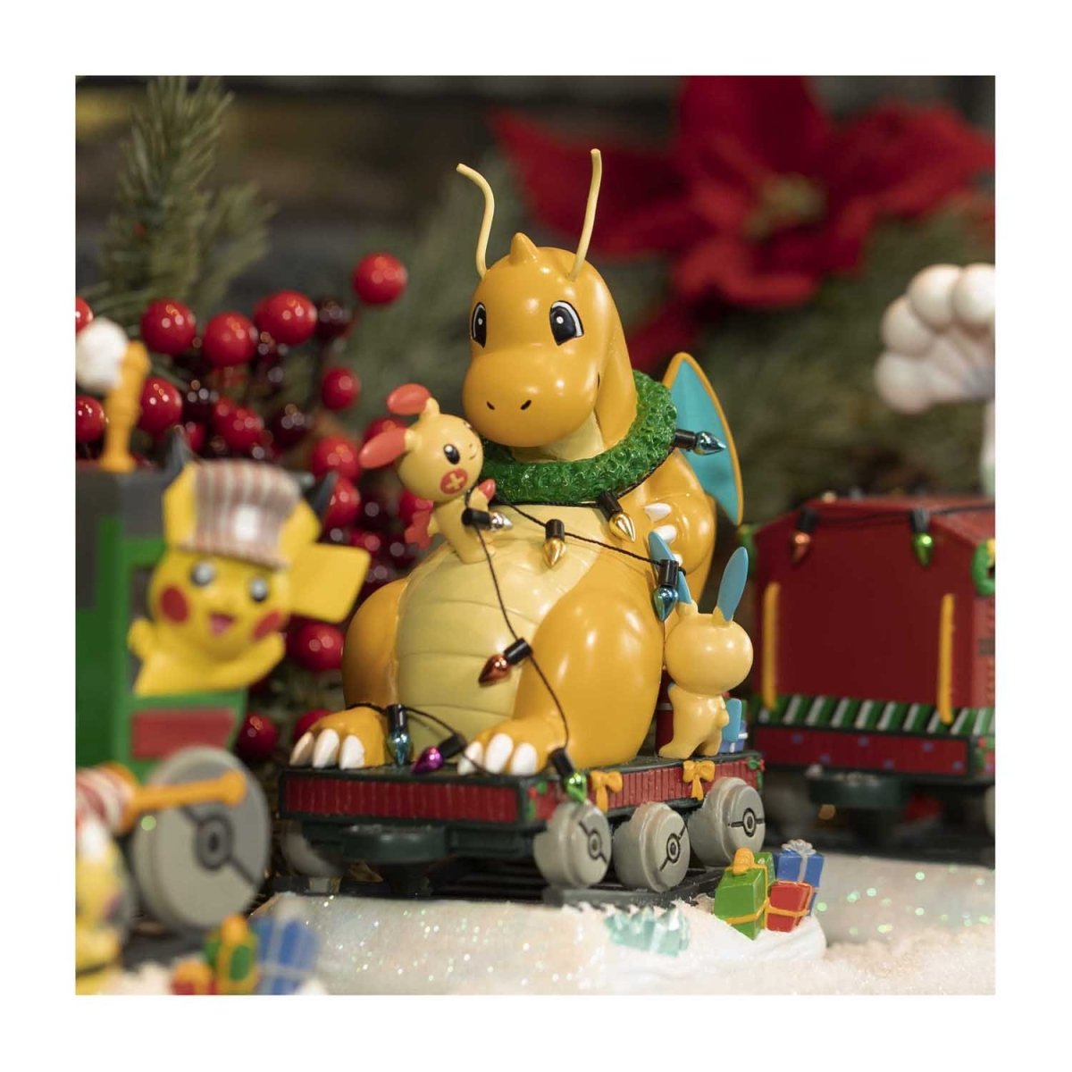 Delibird Holiday Express Dragonite Flatcar Figure | Pokémon Center ...
