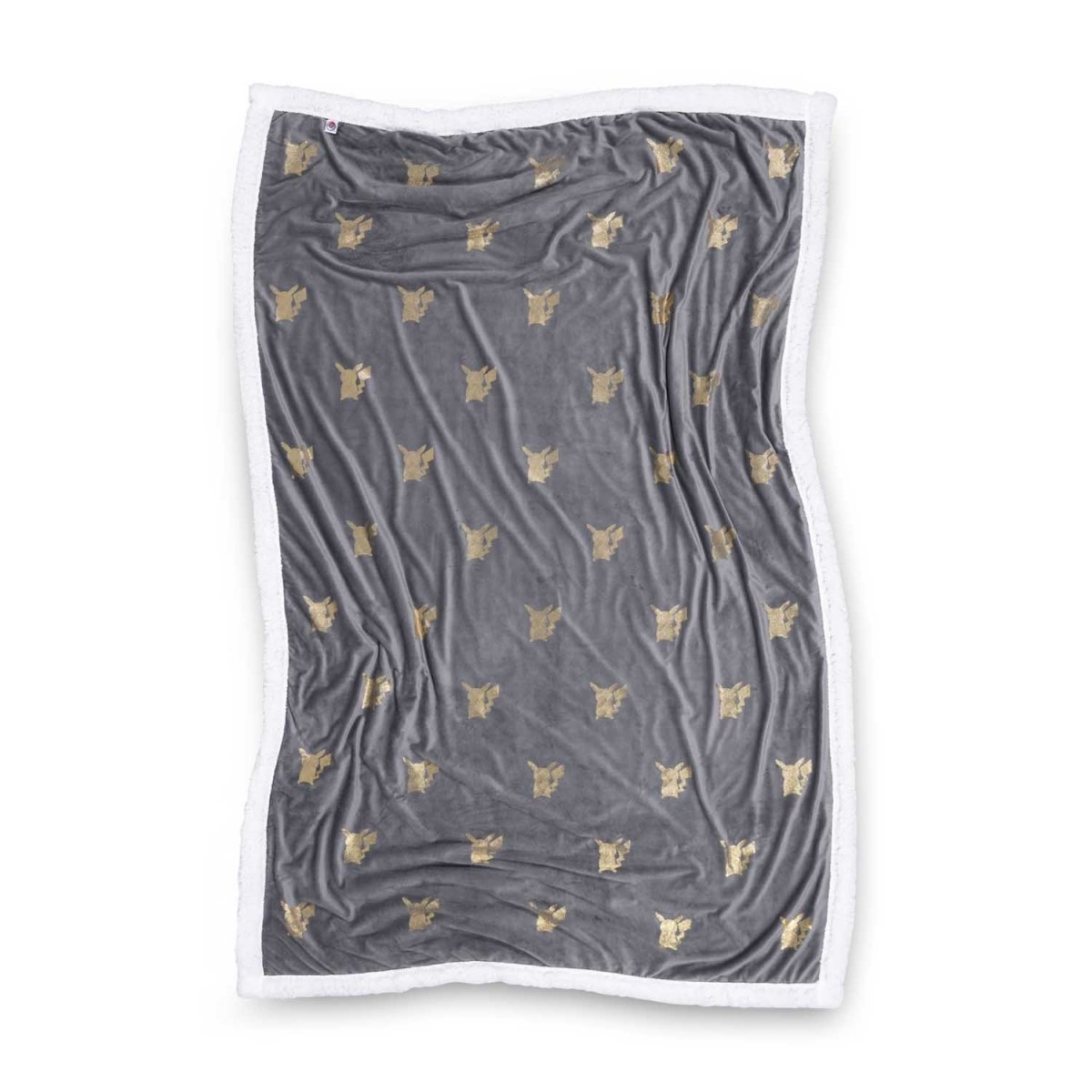 Pokémon Winter Wonders Gray Sherpa Throw | Pokémon Center Official Site