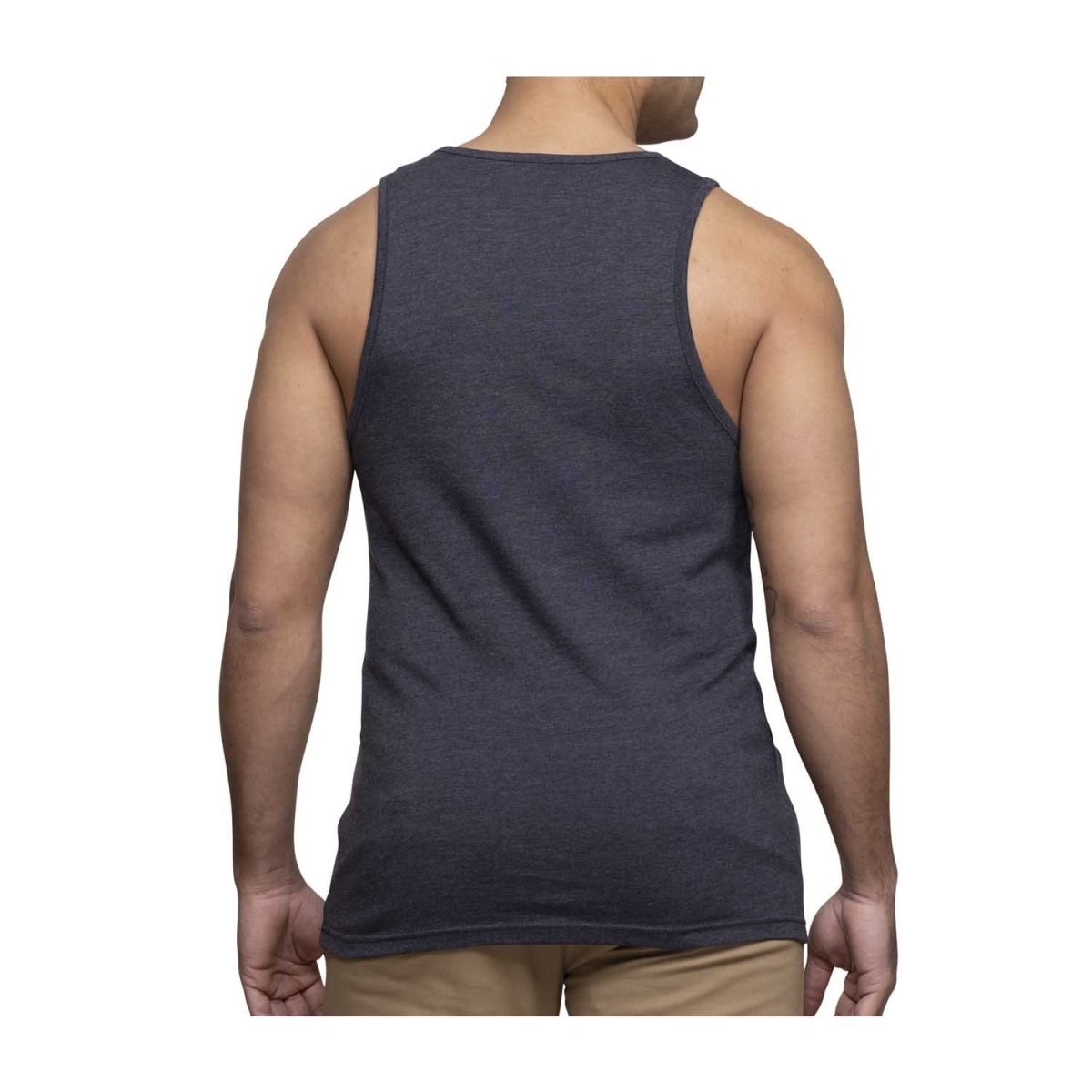 Pokémon Summer Days Dark Gray Fitted Tank Top - Men | Pokémon Center ...