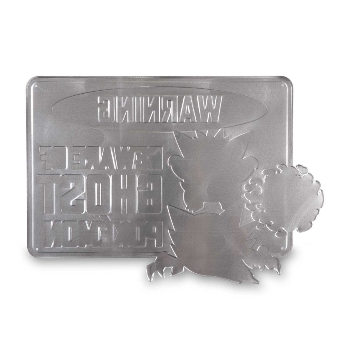 Ghost Warning Pokémon Spooky Celebration Metal Sign | Pokémon Center ...