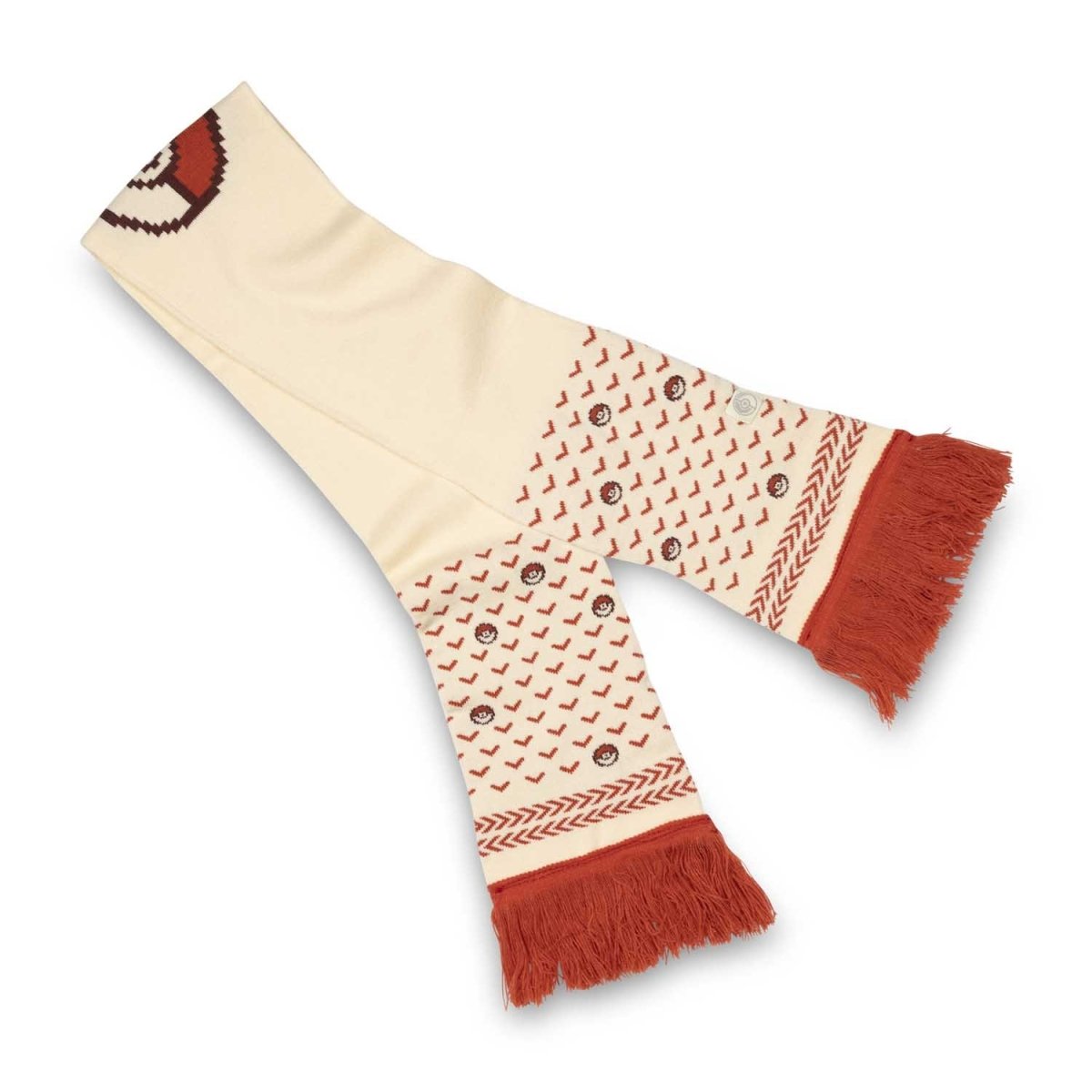 Poké Ball Festive Winter Knit Scarf (One Size-Adult) | Pokémon Center ...