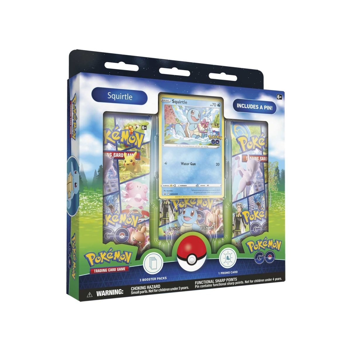 Pokémon TCG: Pokémon GO Pin Collection (Squirtle) | Pokémon Center UK ...