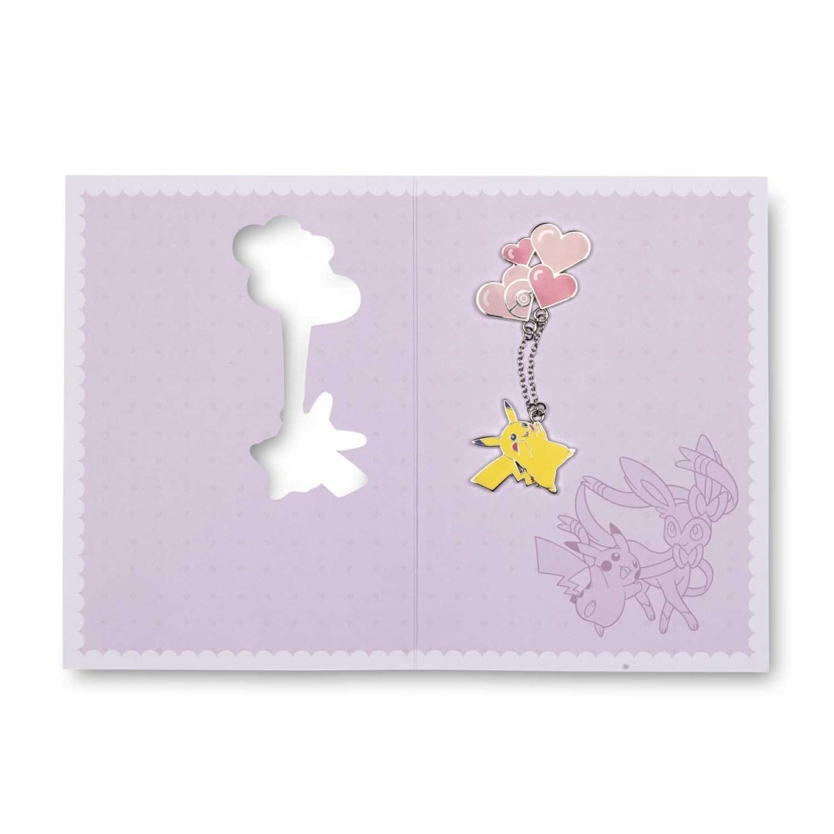Pikachu & Sylveon Balloon Bouquet Pokémon Pin & Greeting Card | Pokémon ...