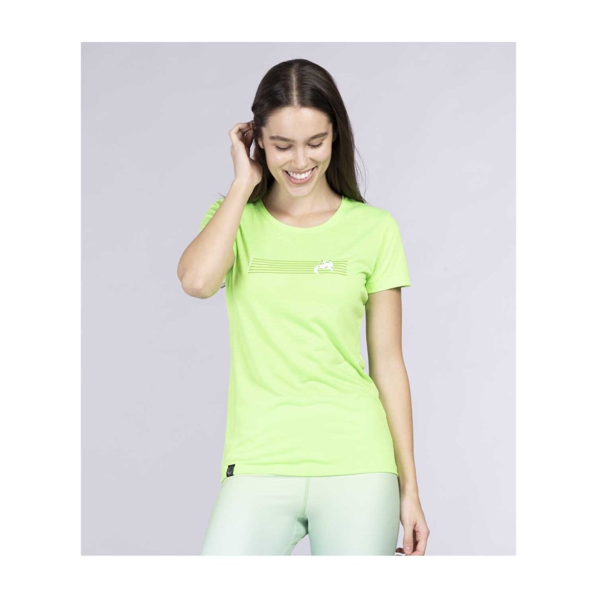 Pikachu Pokémon Active Green Performance T-Shirt - Women | Pokémon ...