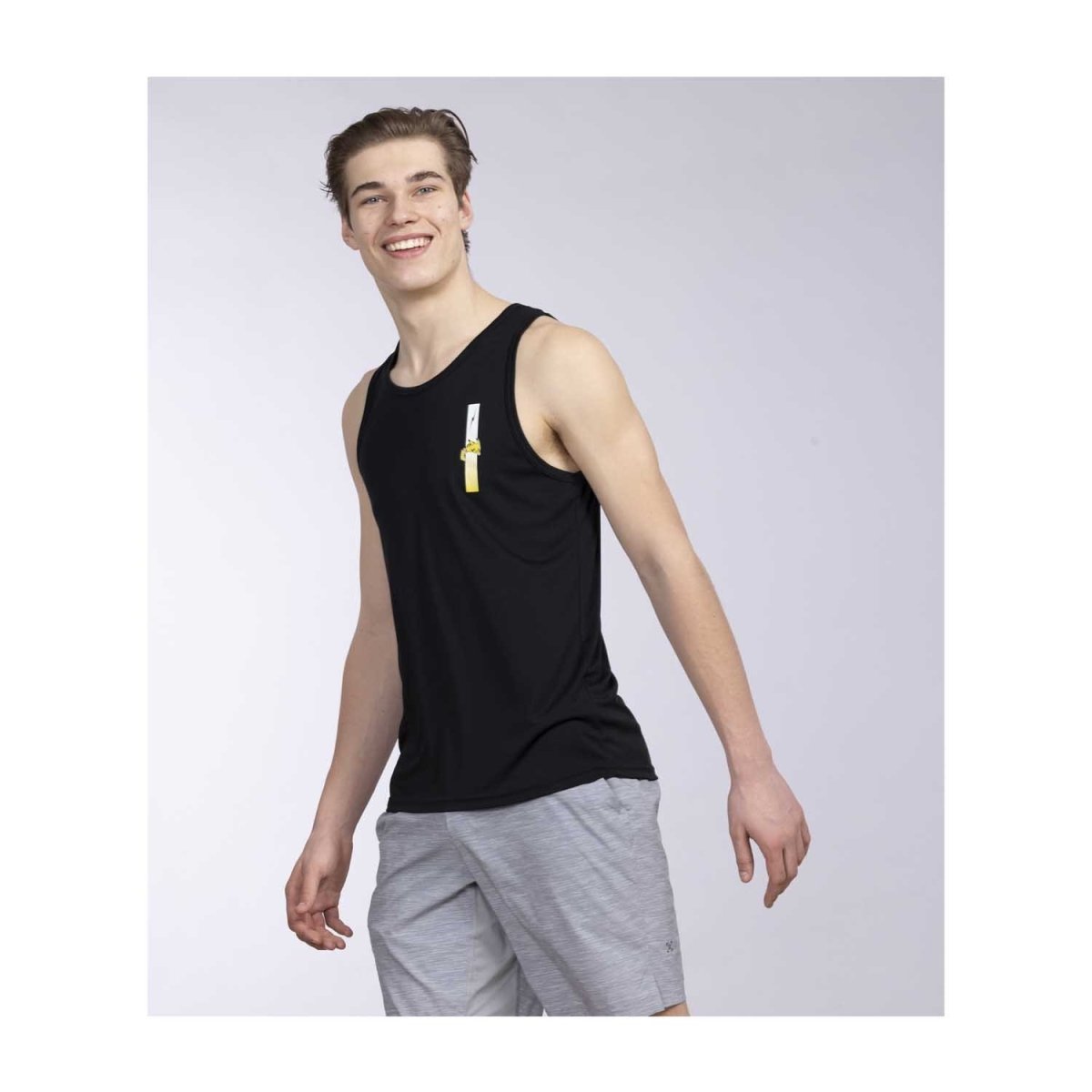Pikachu Pokémon Active Black Performance Tank Top - Men | Pokémon ...