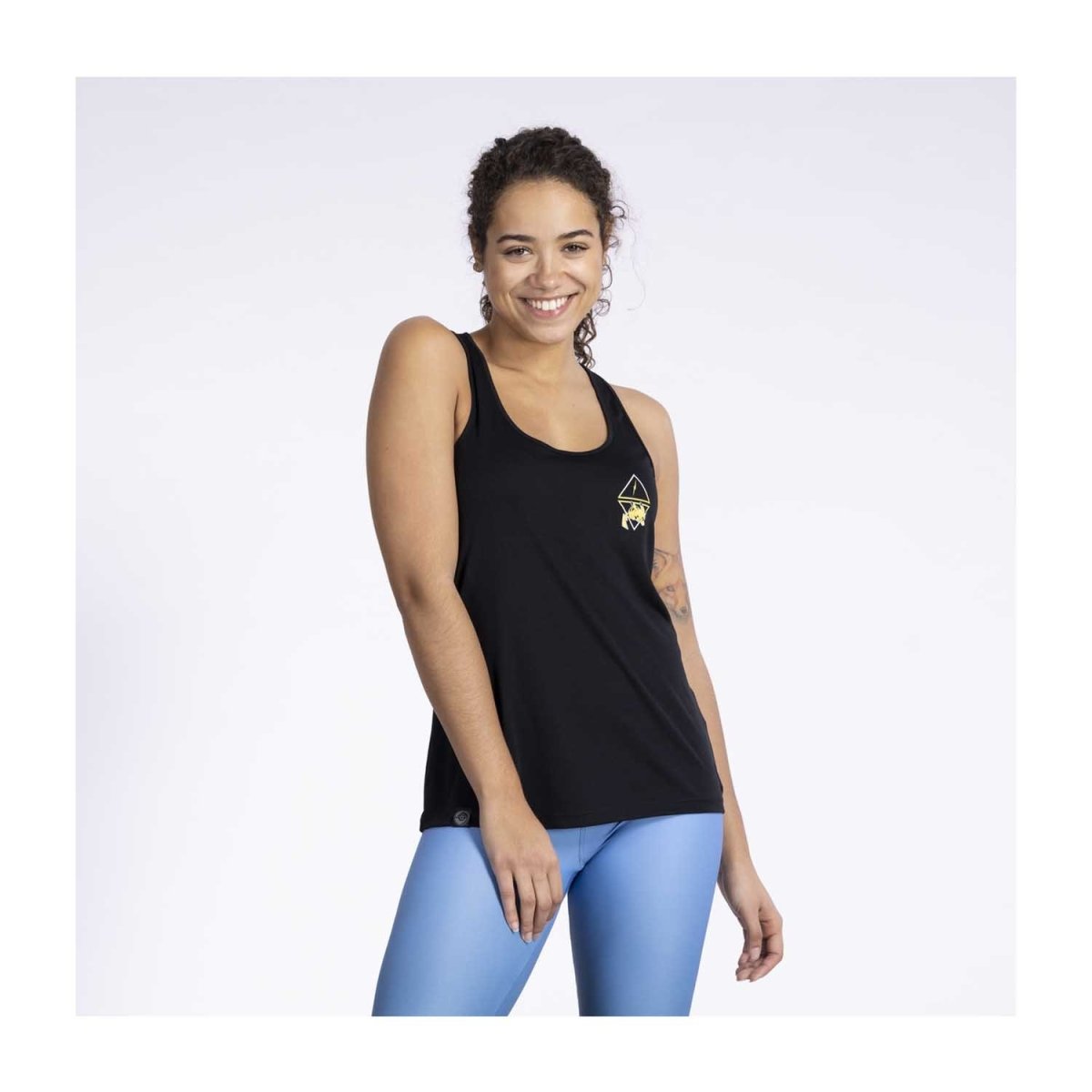 Pikachu Pokémon Active Black Performance Tank Top - Women | Pokémon ...