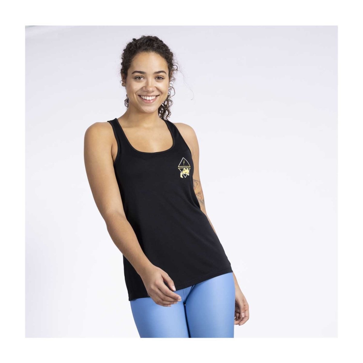 Pikachu Pokémon Active Black Performance Tank Top - Women | Pokémon ...