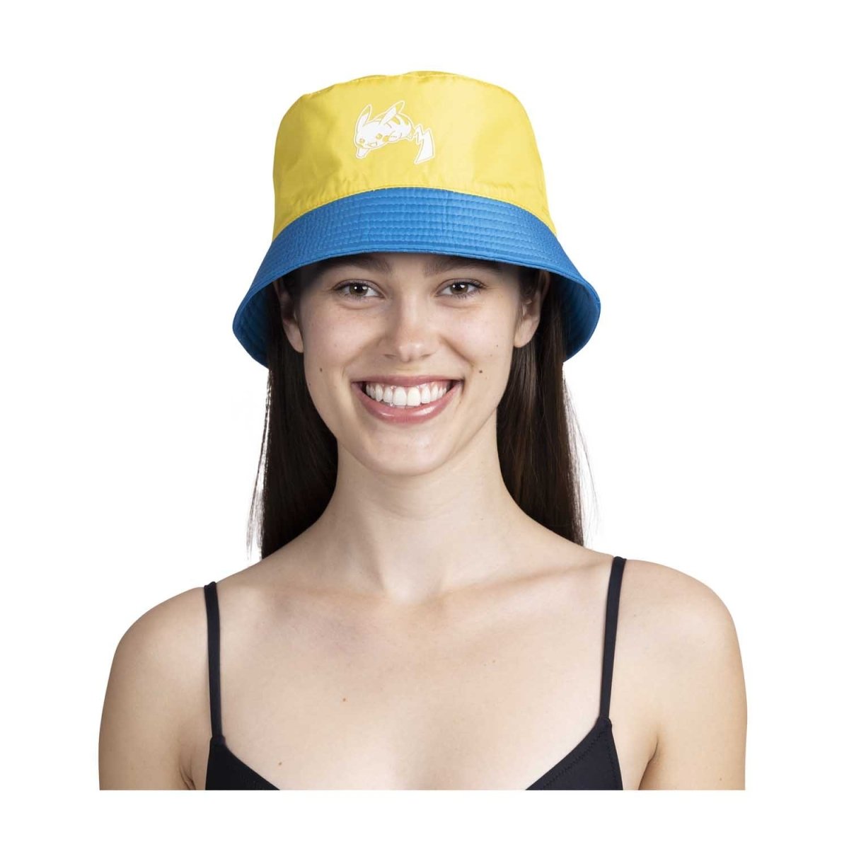 Pokémon Tropical Pikachu Lightning Blue Reversible Bucket Hat (One Size ...