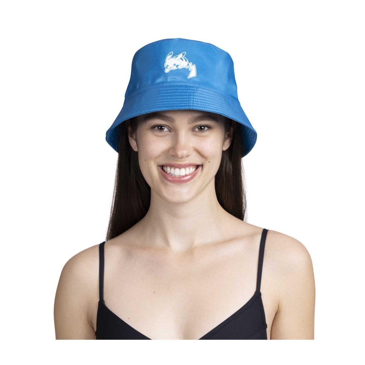 Pokémon Tropical Pikachu Lightning Blue Reversible Bucket Hat (One Size ...