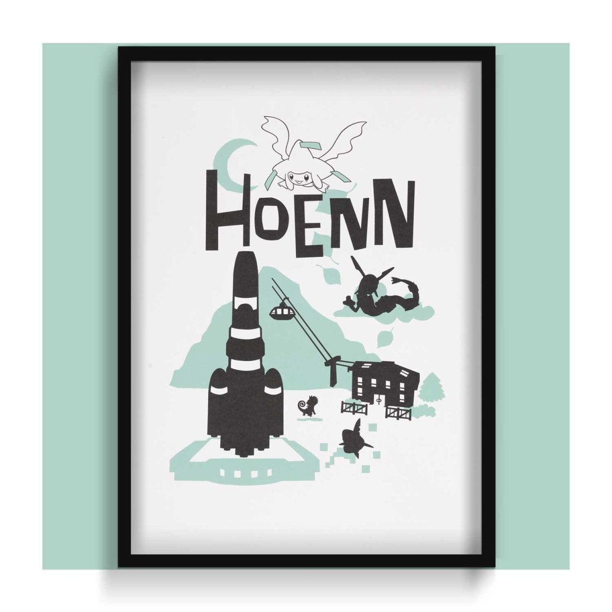 Pokémon Region Tour Posters (8-Pack) | Pokémon Center UK Official Site