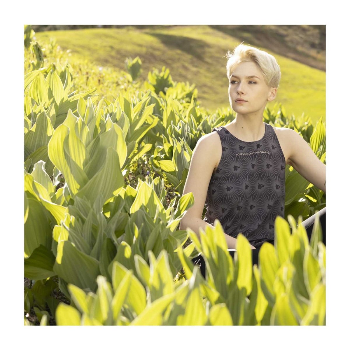 Pokémon Center × Craft: Pikachu Faun Black Open-Back Singlet - Women ...