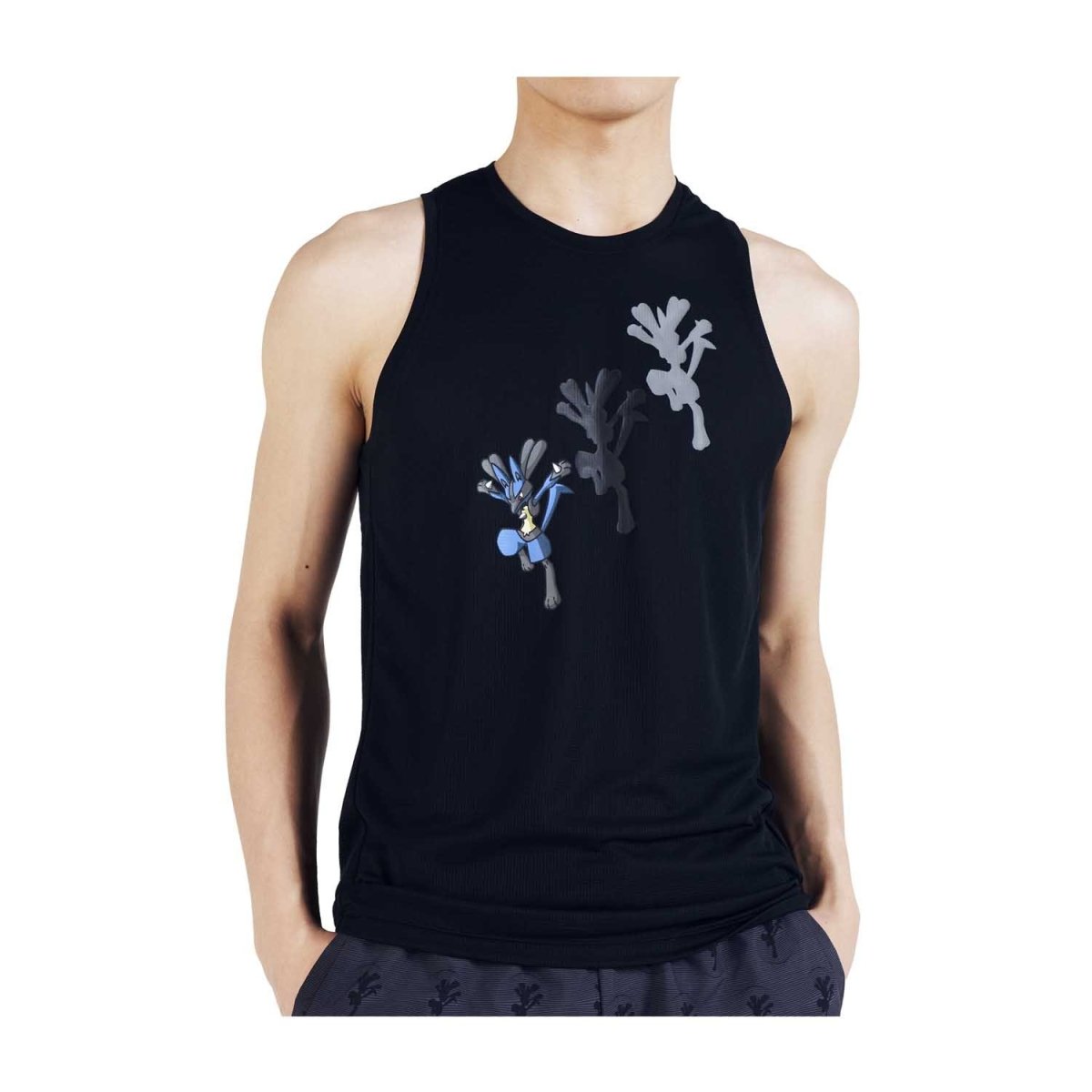 Pokémon Center × Craft: Lucario Core Charge Black Singlet - Men ...