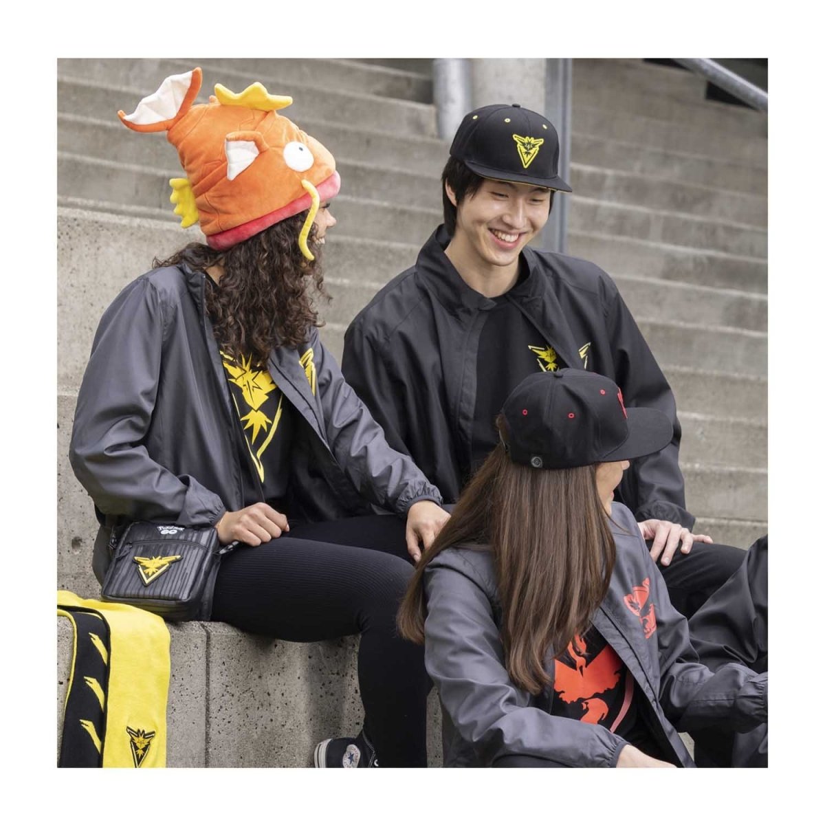 Team Instinct Pokémon GO Teams Zip-Up Jacket - Men | Pokémon Center ...