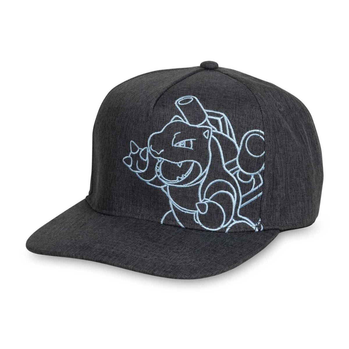 Blastoise Charcoal Flat-Bill Hat (One Size-Adult) | Pokémon Center ...