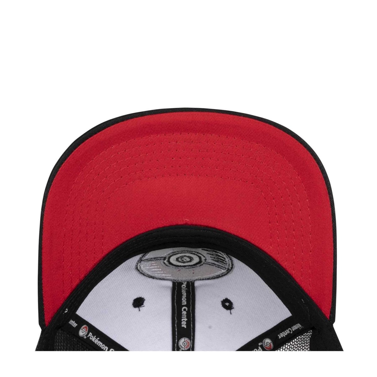 Poké Ball Black & White Baseball Hat (One Size-Adult) | Pokémon Center ...