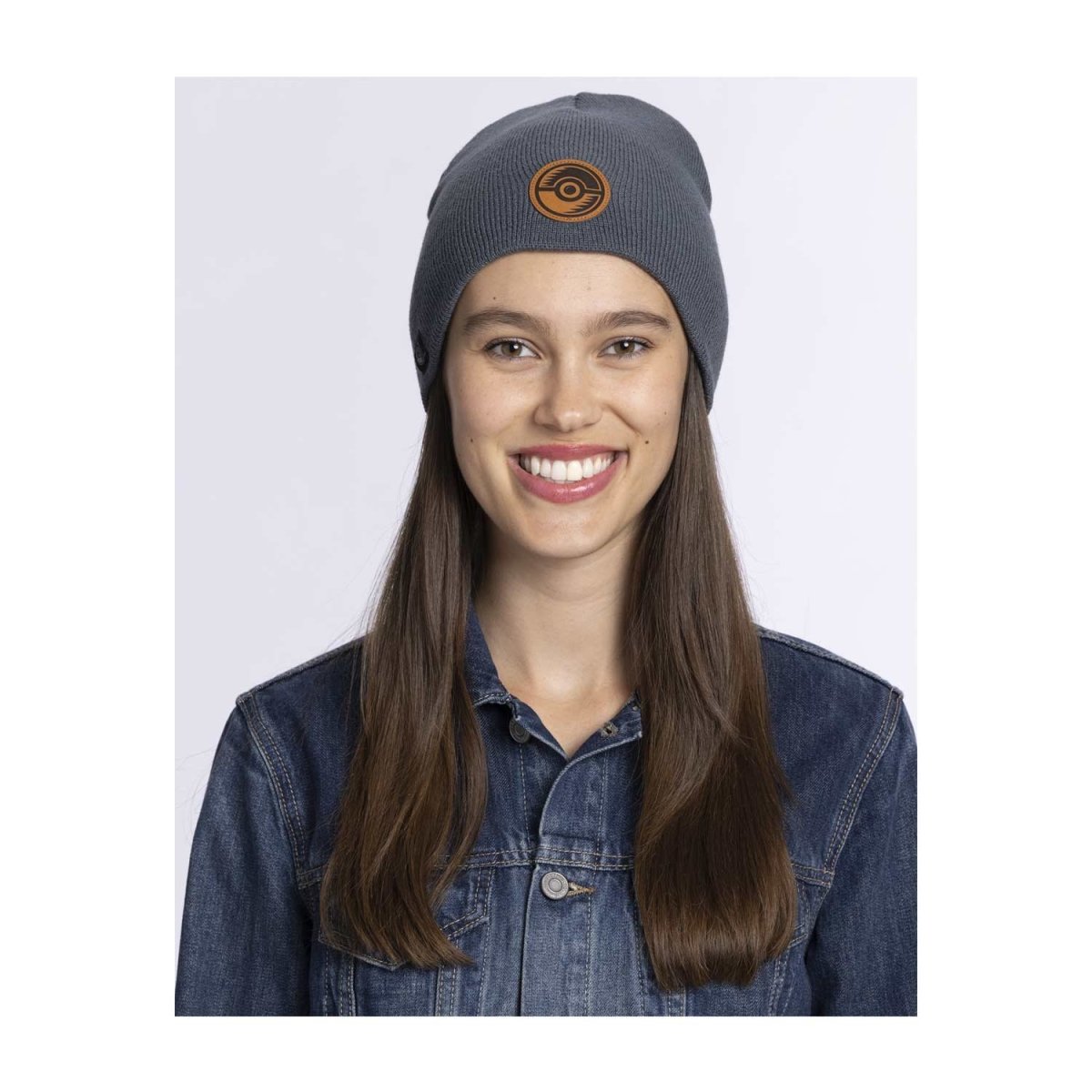Poké Ball Gray Beanie (One Size-Adult) | Pokémon Center UK Official Site