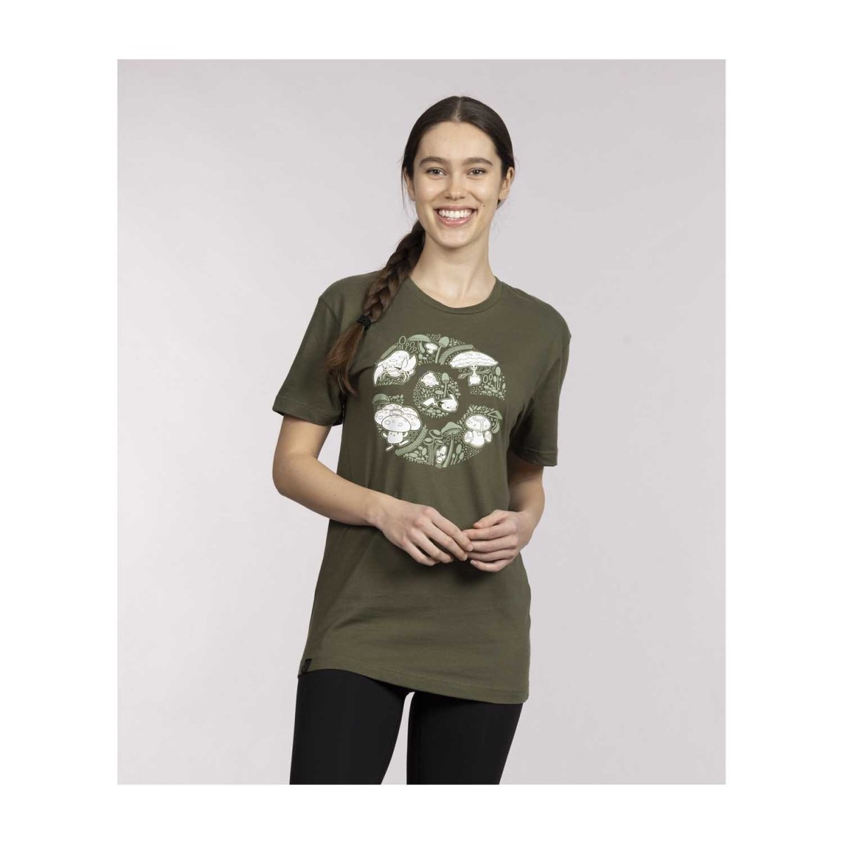 Pikachu & Friends Pokémon Nature: Spring Green Relaxed Fit Crew Neck T ...