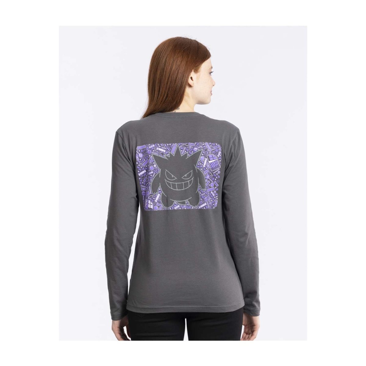 Gengar Pokémon Sweet Temptations Fitted Long-Sleeve T-Shirt - Adult ...