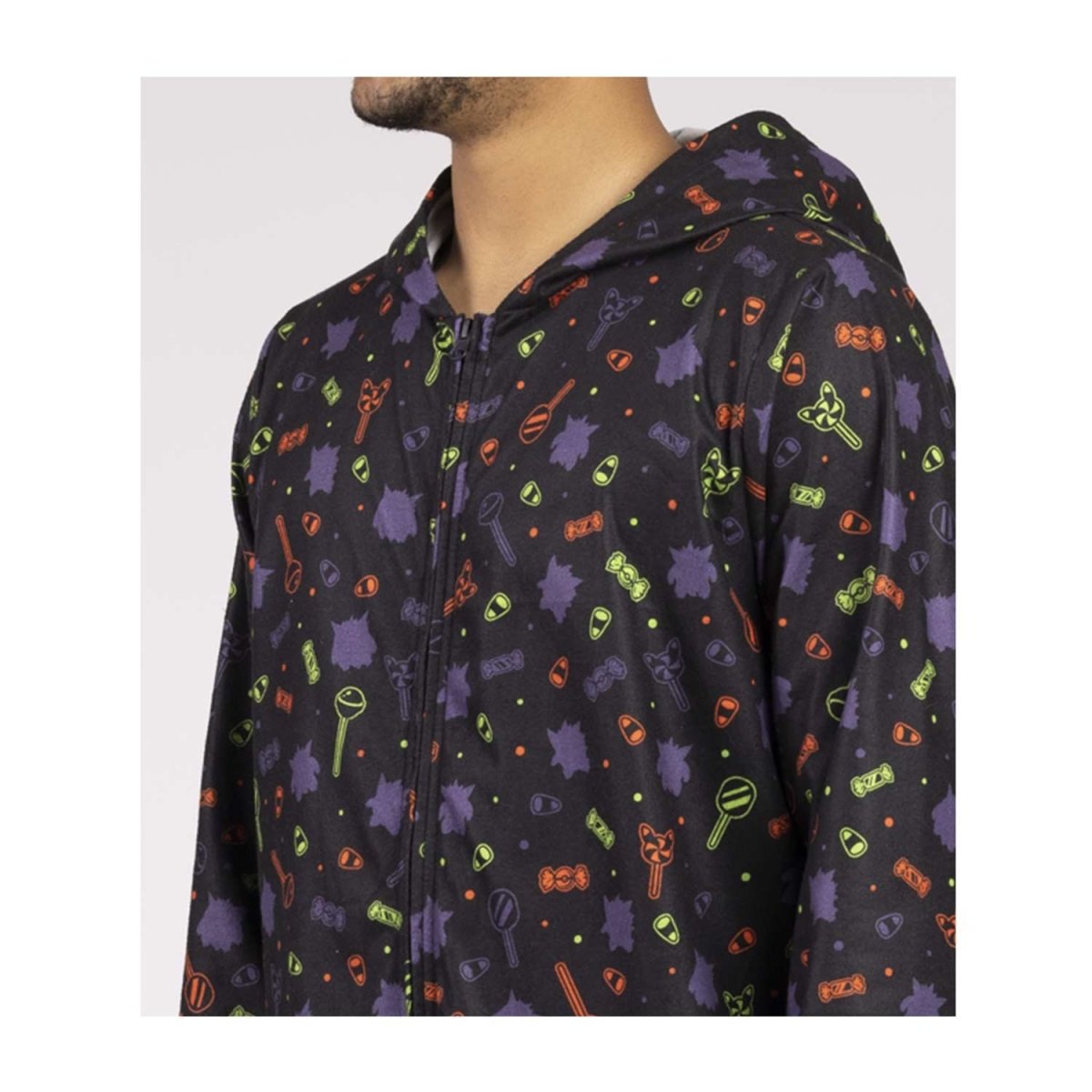 Gengar Pokémon Sweet Temptations Hooded One-Piece Pajamas - Adult ...