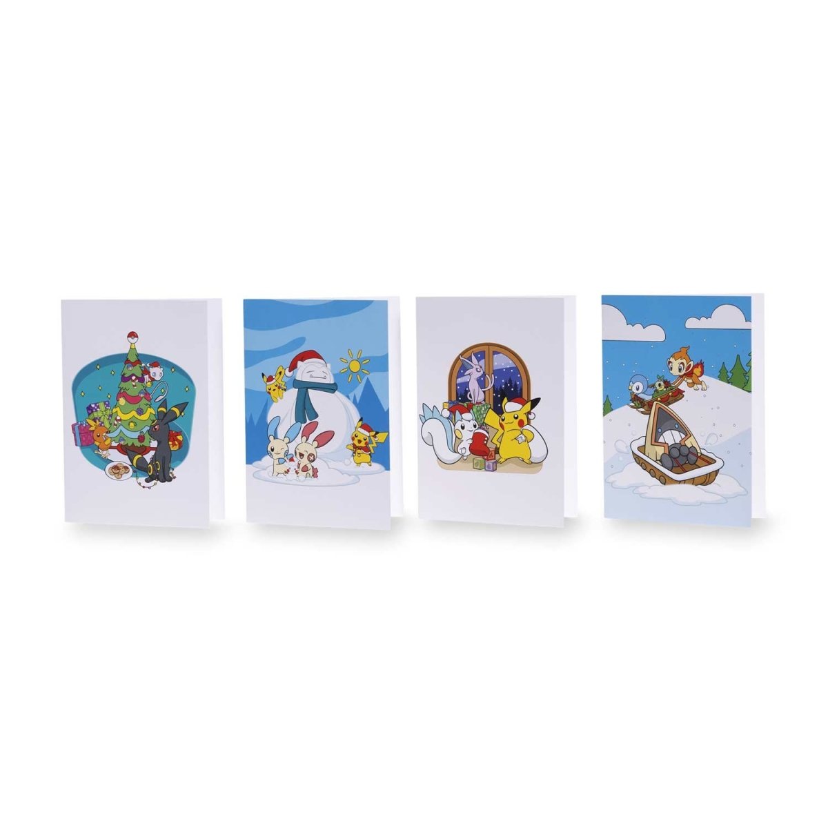 Together for the Holidays Greeting Cards (12-Pack) | Pokémon Center ...