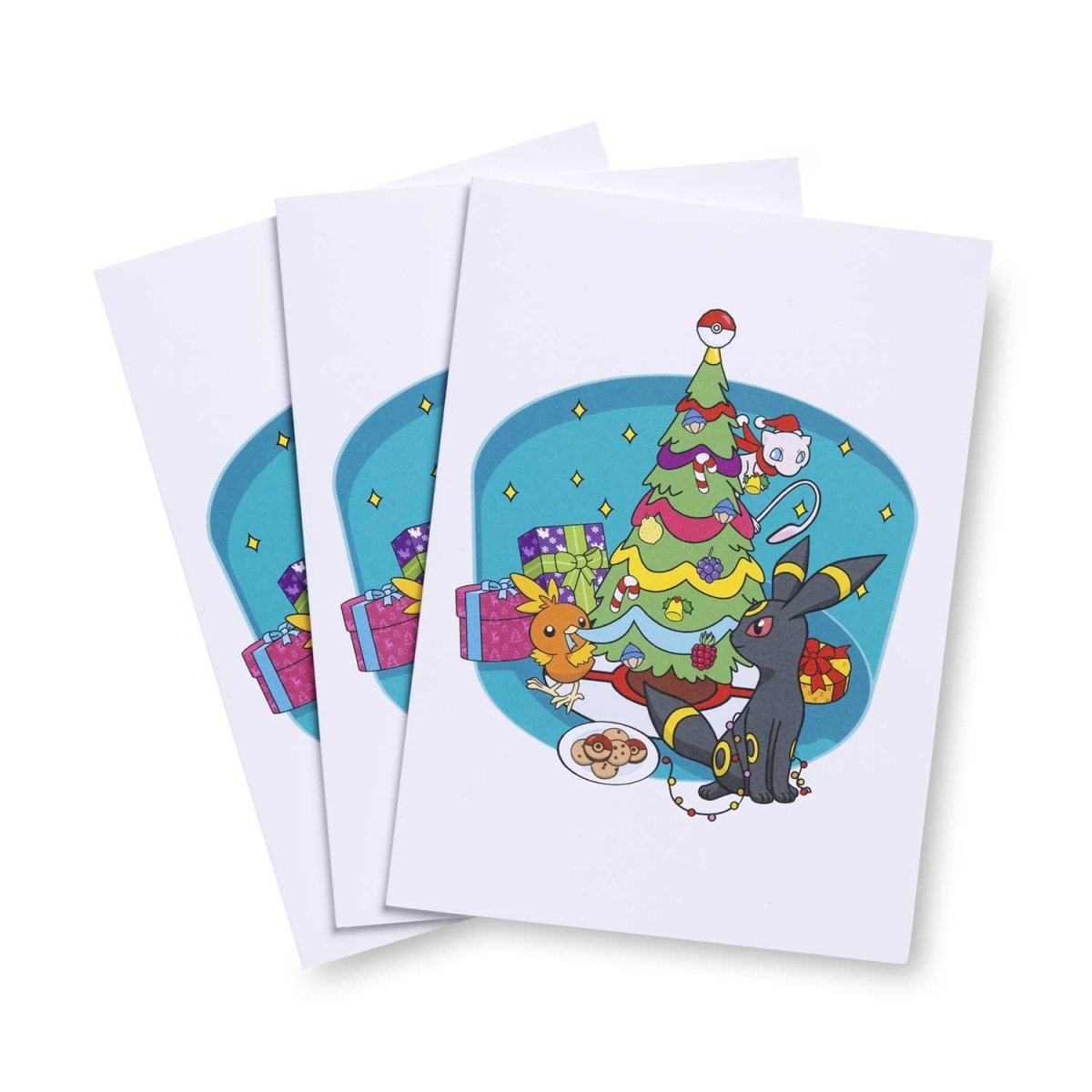 Together for the Holidays Greeting Cards (12-Pack) | Pokémon Center ...