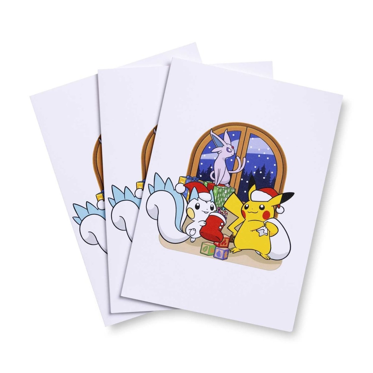 Together for the Holidays Greeting Cards (12-Pack) | Pokémon Center UK ...