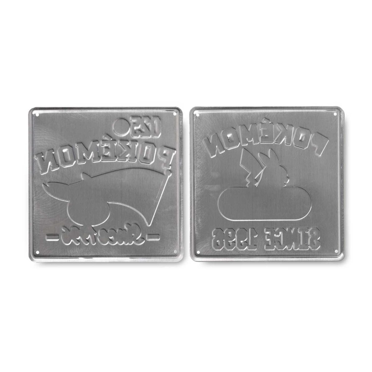 Pikachu Vintage Metal Signs (2-Pack) | Pokémon Center Official Site