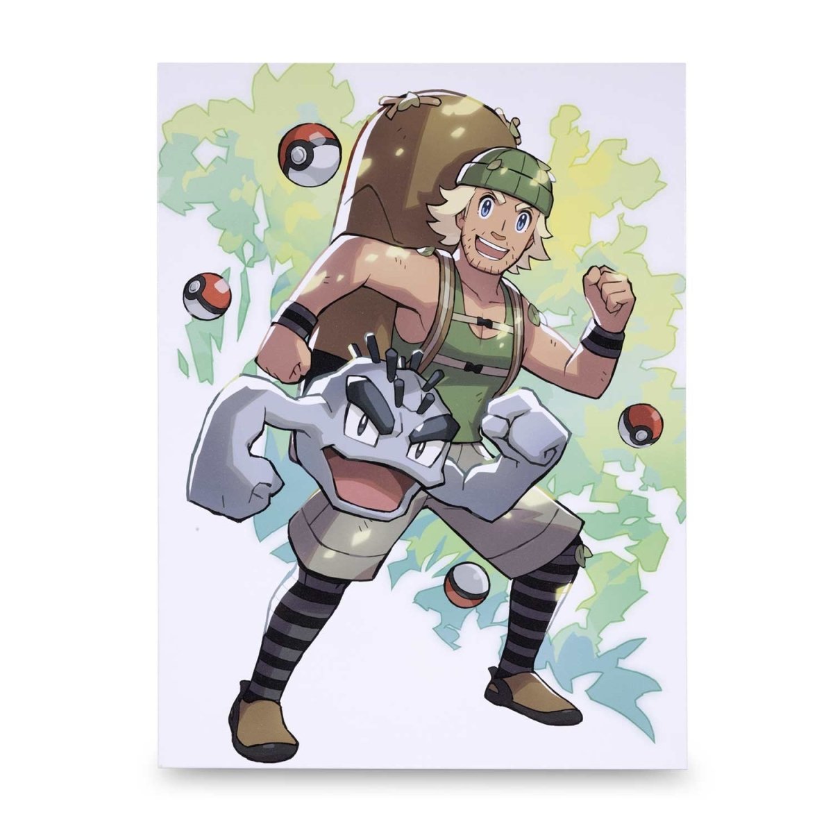 Pokémon Trainers: Hiker Canvas Wall Art | Pokémon Center Official Site