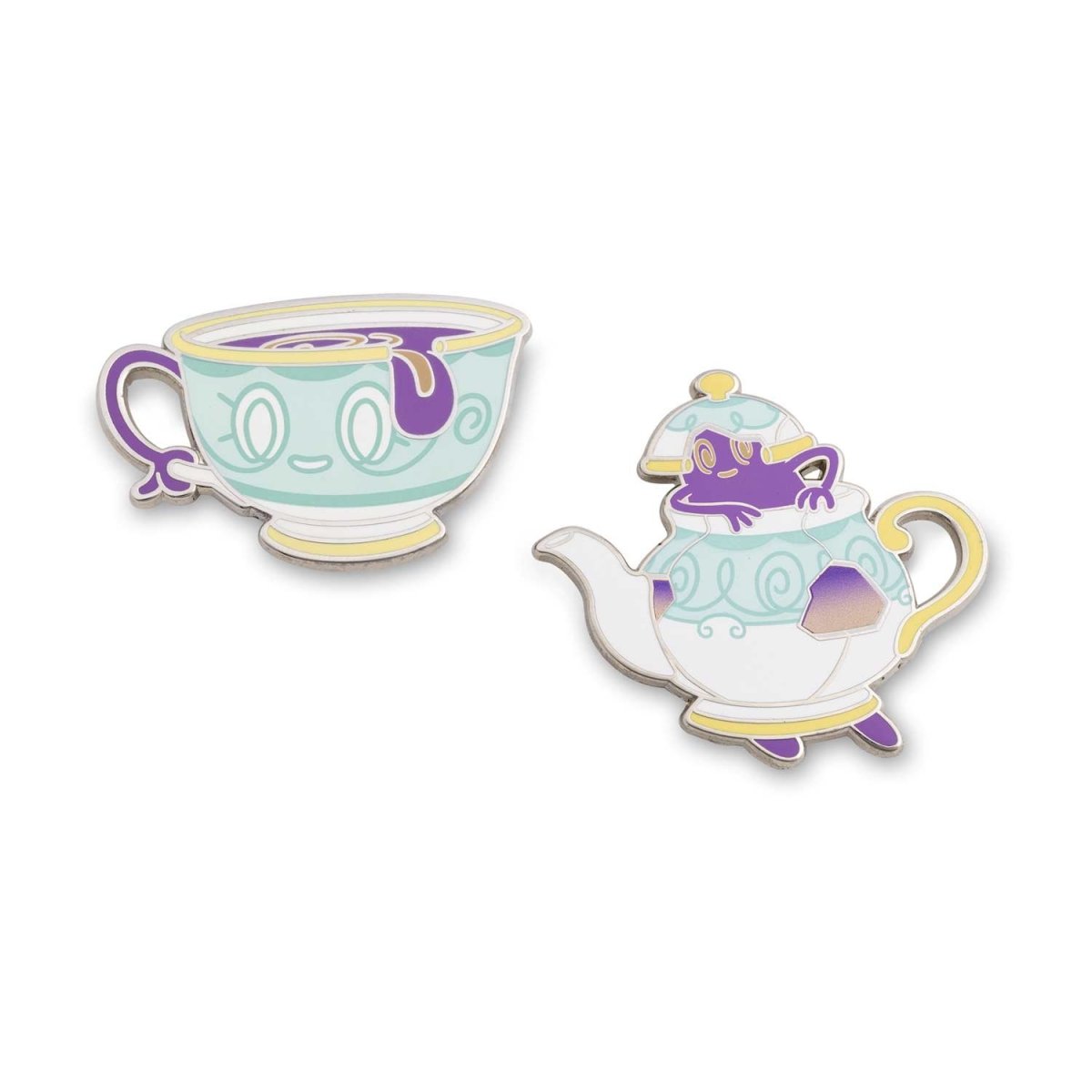Sinistea & Polteageist Pokémon Pins (2-Pack) | Pokémon Center Official Site